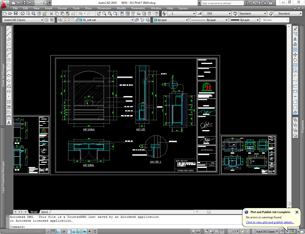 Autocad Layout | TRANG HỌC VẼ AUTOCAD, SKETCHUP, 3DSMAX | www.mondp.com